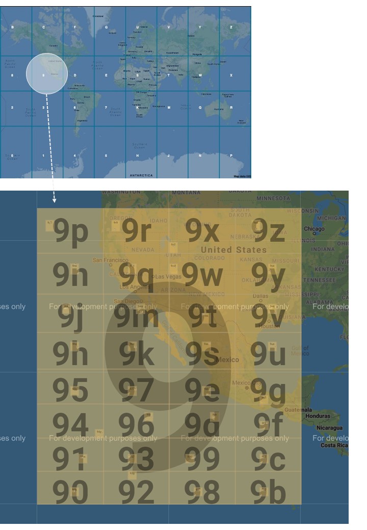 Quadrant Geohash Algorithms